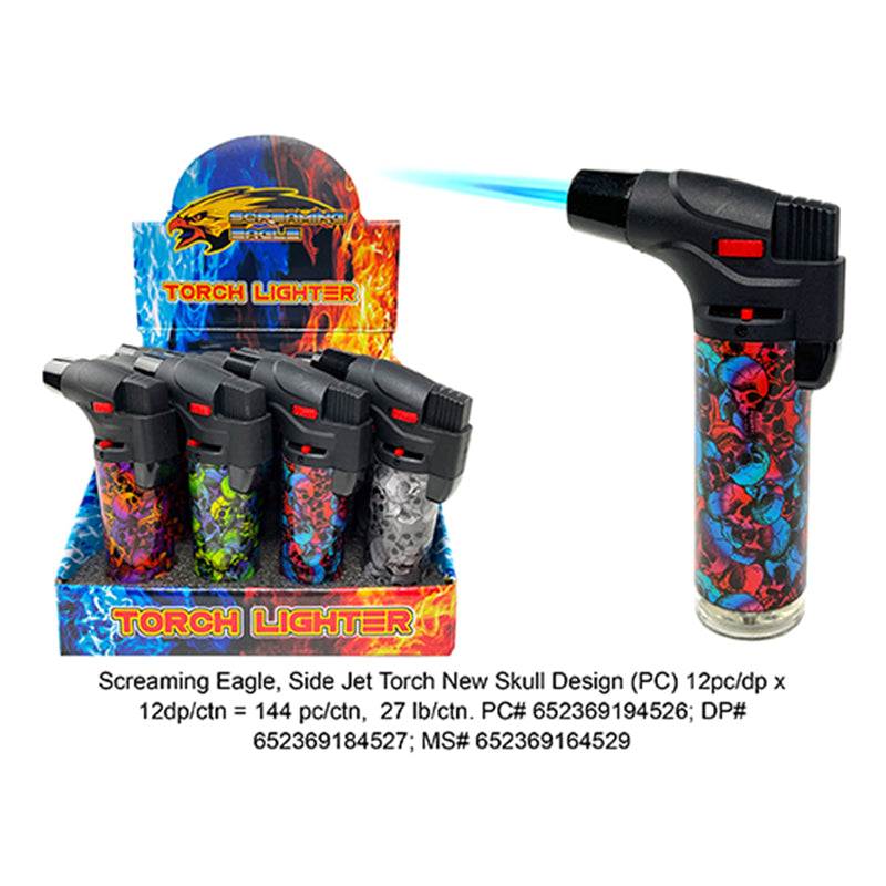 Screaming Eagle Side Jet Torch 27lbs - Skull (J9452-SK1)-12/display ...