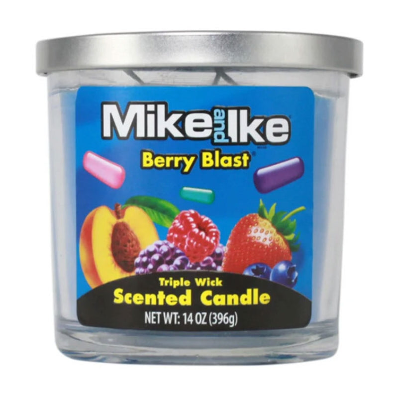 Mike and Ike Berry Blast Triple Wick Scented 14oz Candle - Single ...