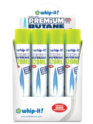Whip-it Premium Butane 12/case (420ml) – Mega Sphere Trading