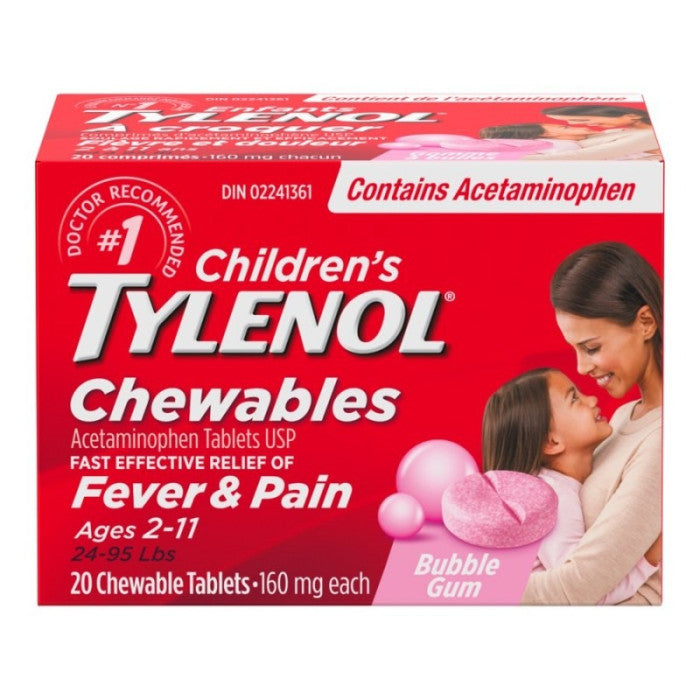 Tylenol Children Chewable Tablet 20ct – Mega Sphere Trading